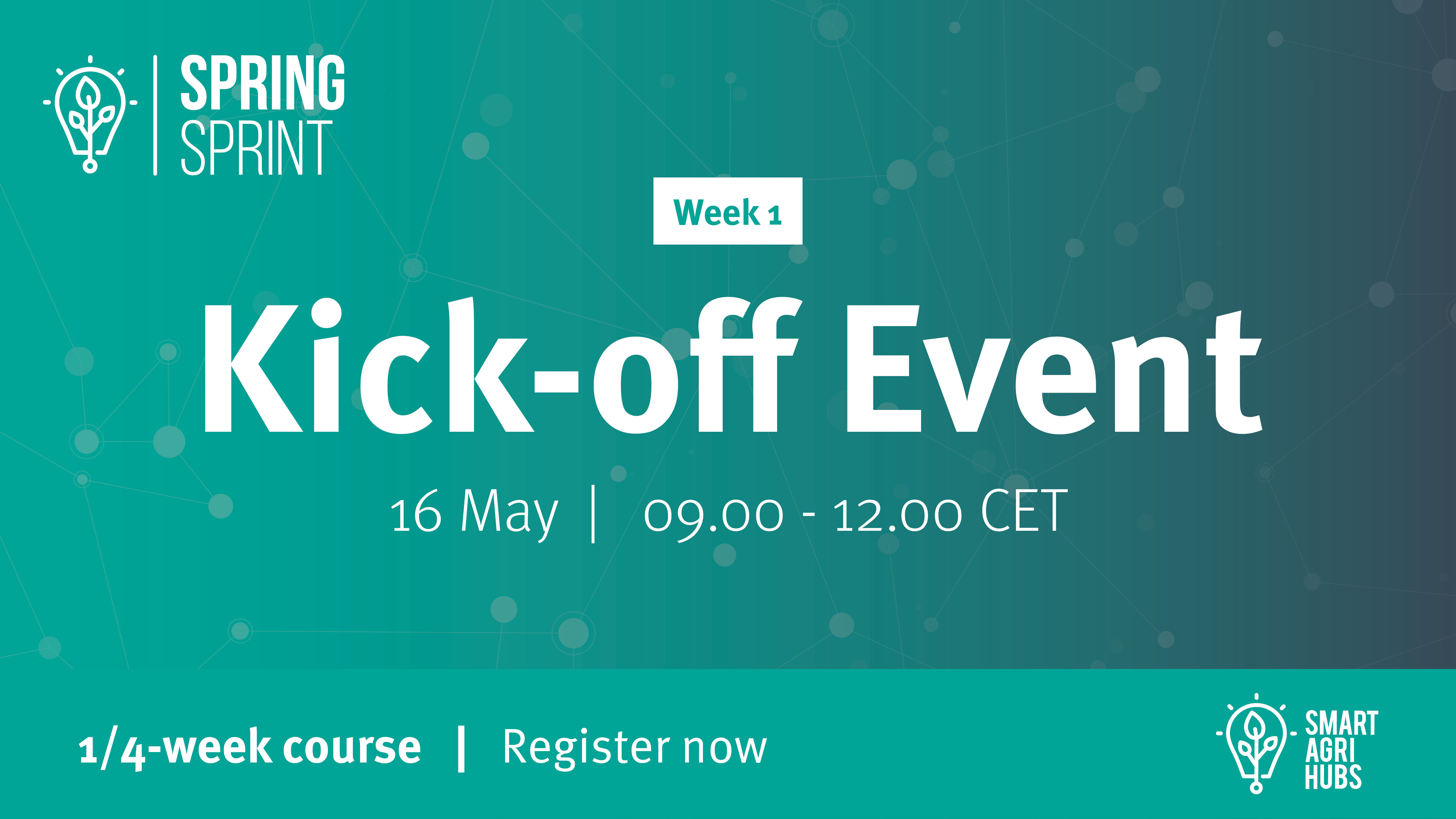 Spring Sprint: Kick-off Event | SmartAgriHubs