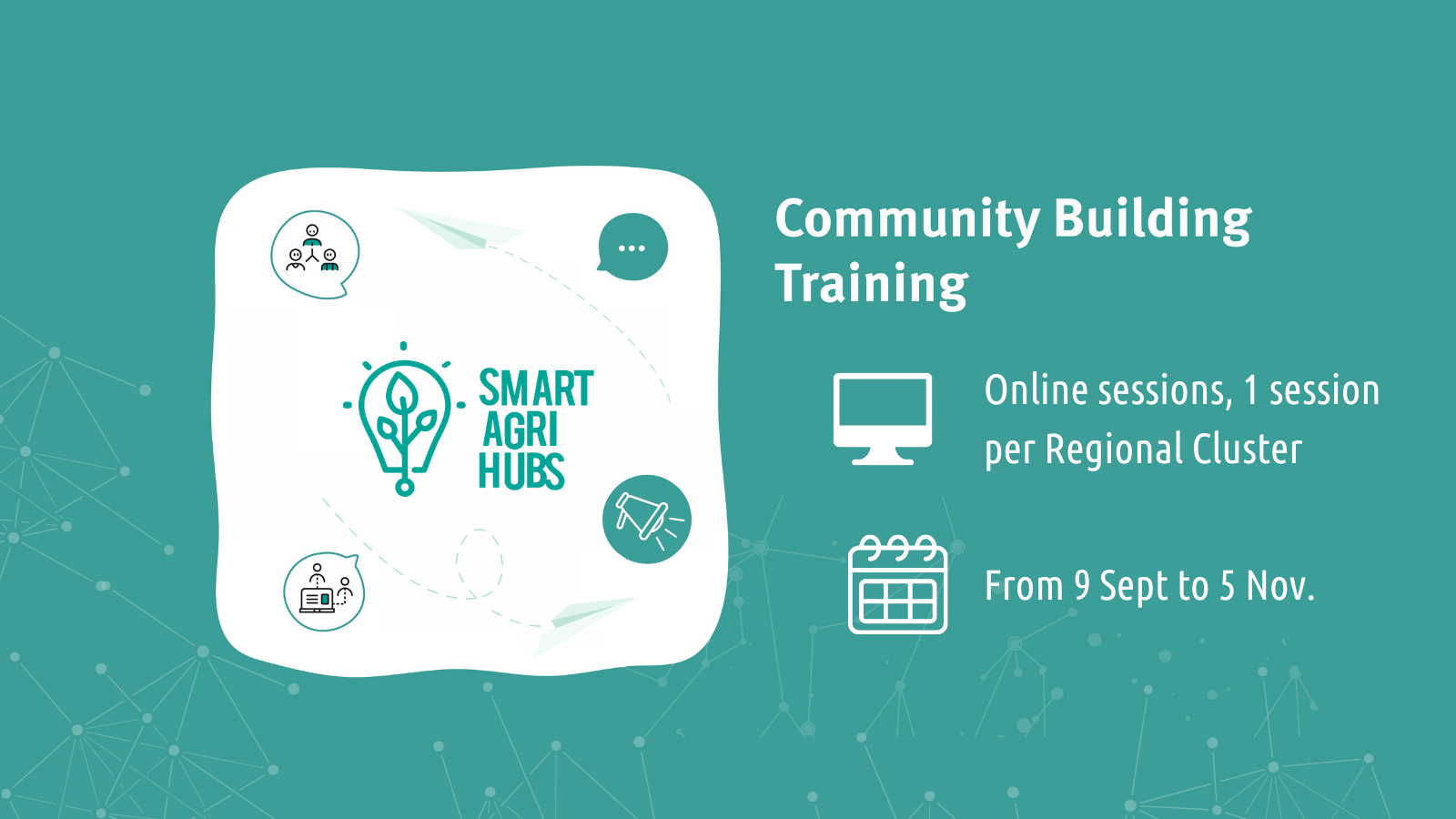 Join our Community Building Training! | SmartAgriHubs
